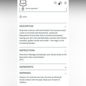 Laline | Bath & Body | Enchanted Garden Hand Cream Limited Edition 0ml ...